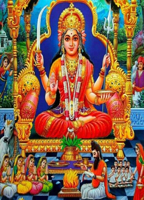 127+ Beautiful Santoshi Mata Images For Blessings