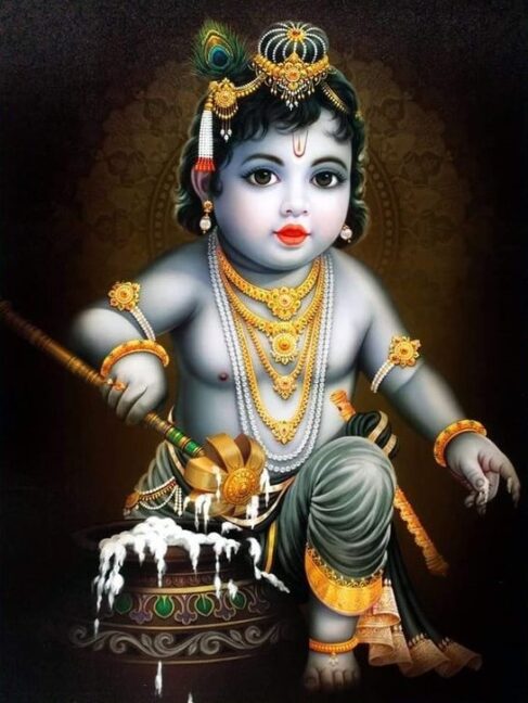 [77+] Krishna Baby Photos : Cute Baby Krishna Image