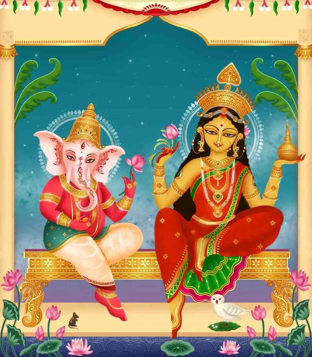 128+ Ultimate Ganesh Lakshmi Photos Collection