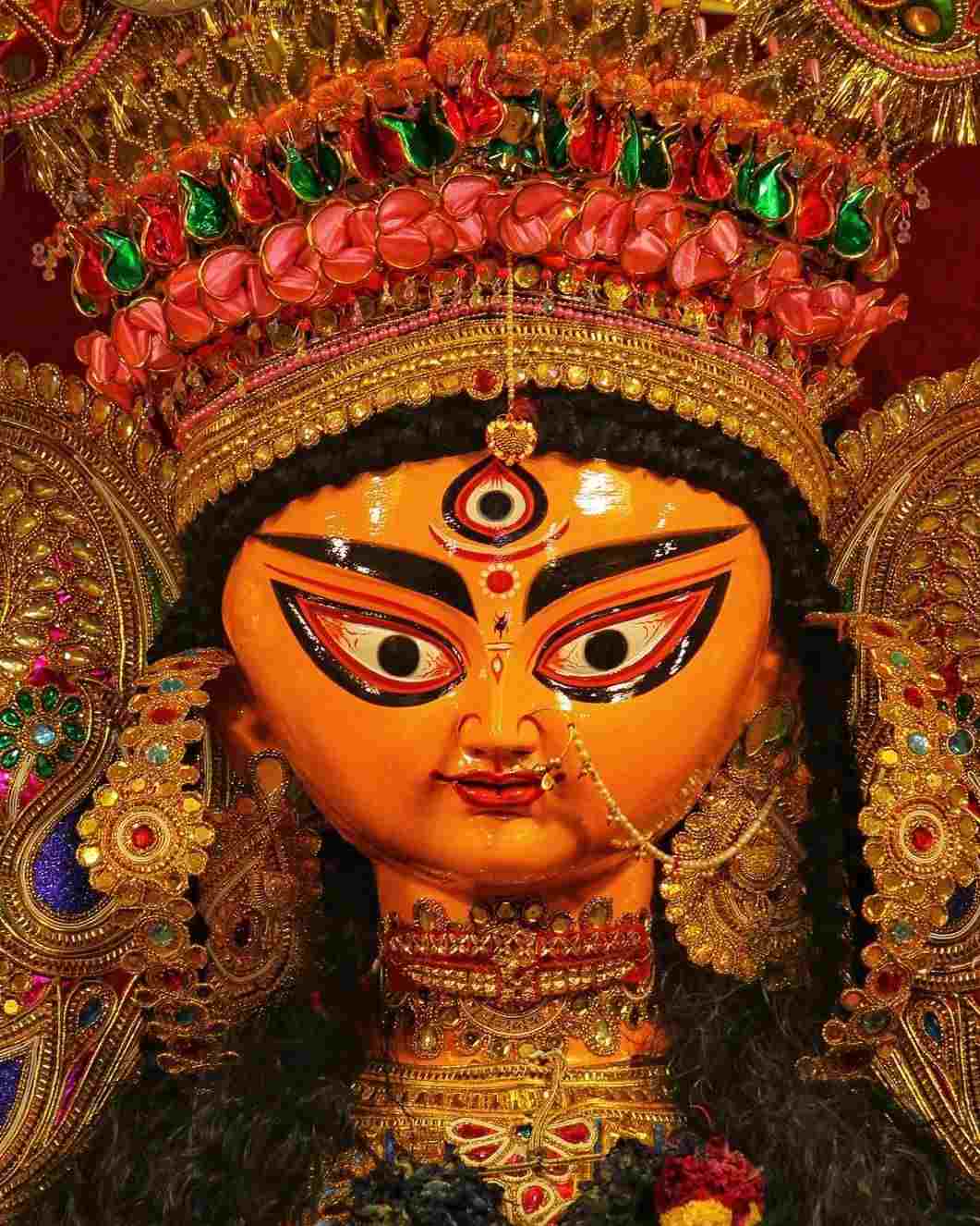 [66+] Maa Durga Face Image HD - God Image