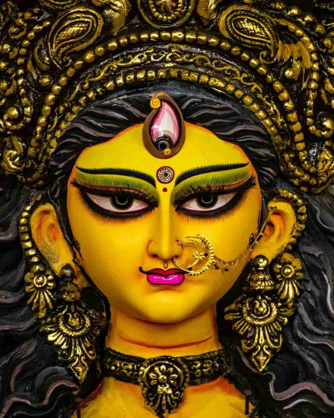 [66+] Maa Durga Face Image HD - God Image