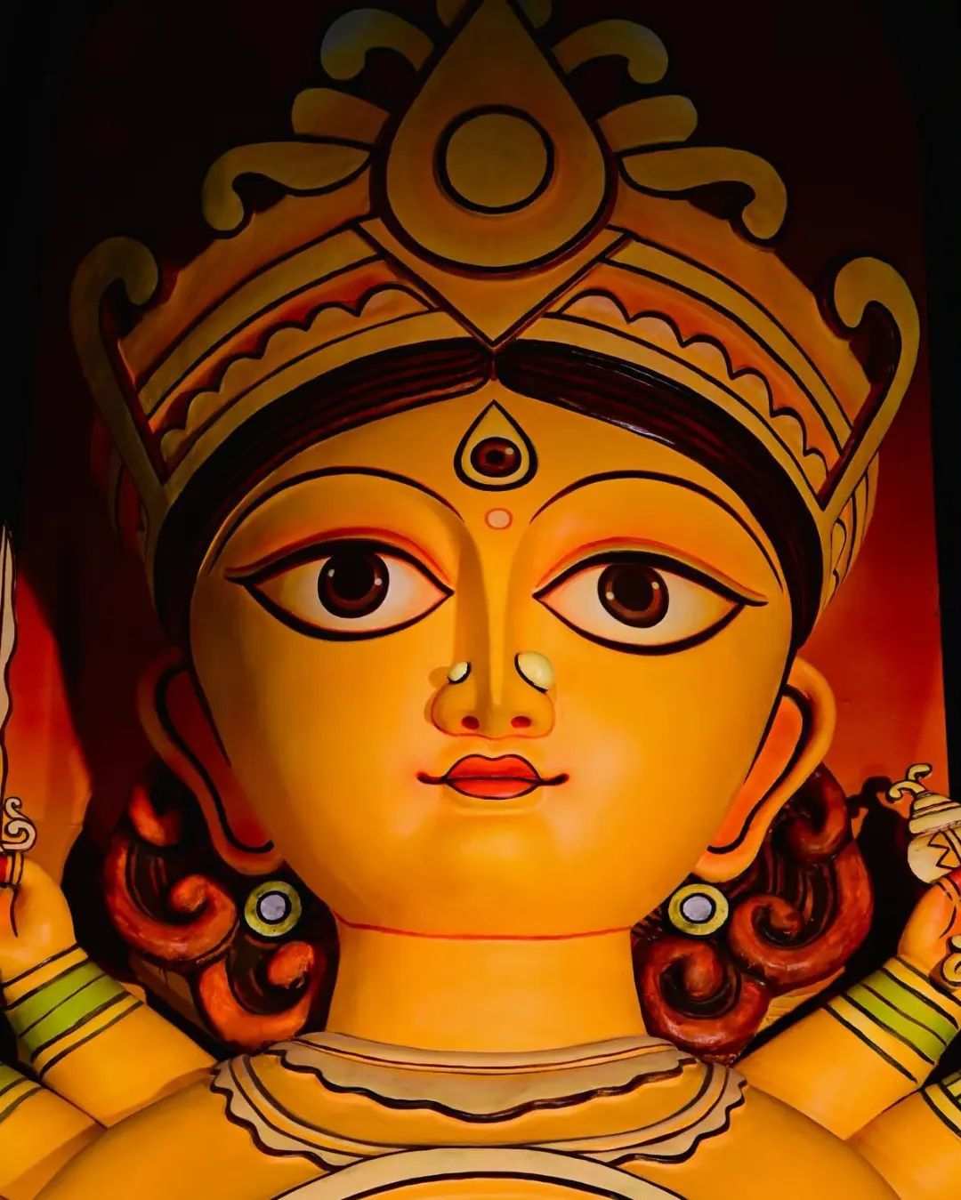 [66+] Maa Durga Face Image HD - God Image