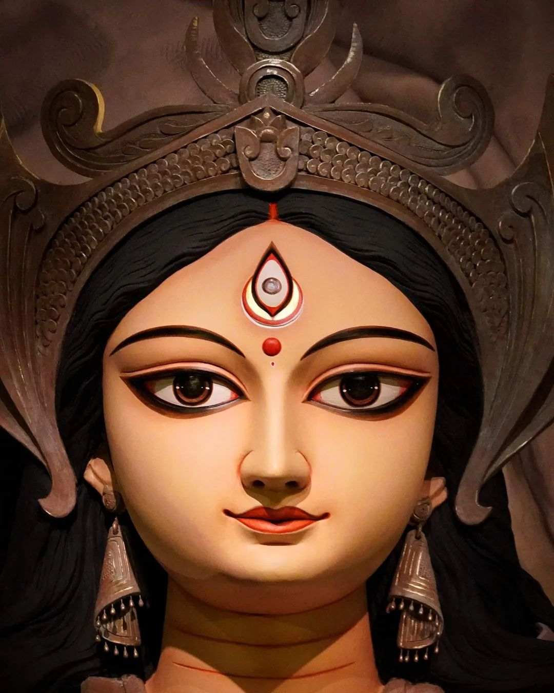 [66+] Maa Durga Face Image HD - God Image